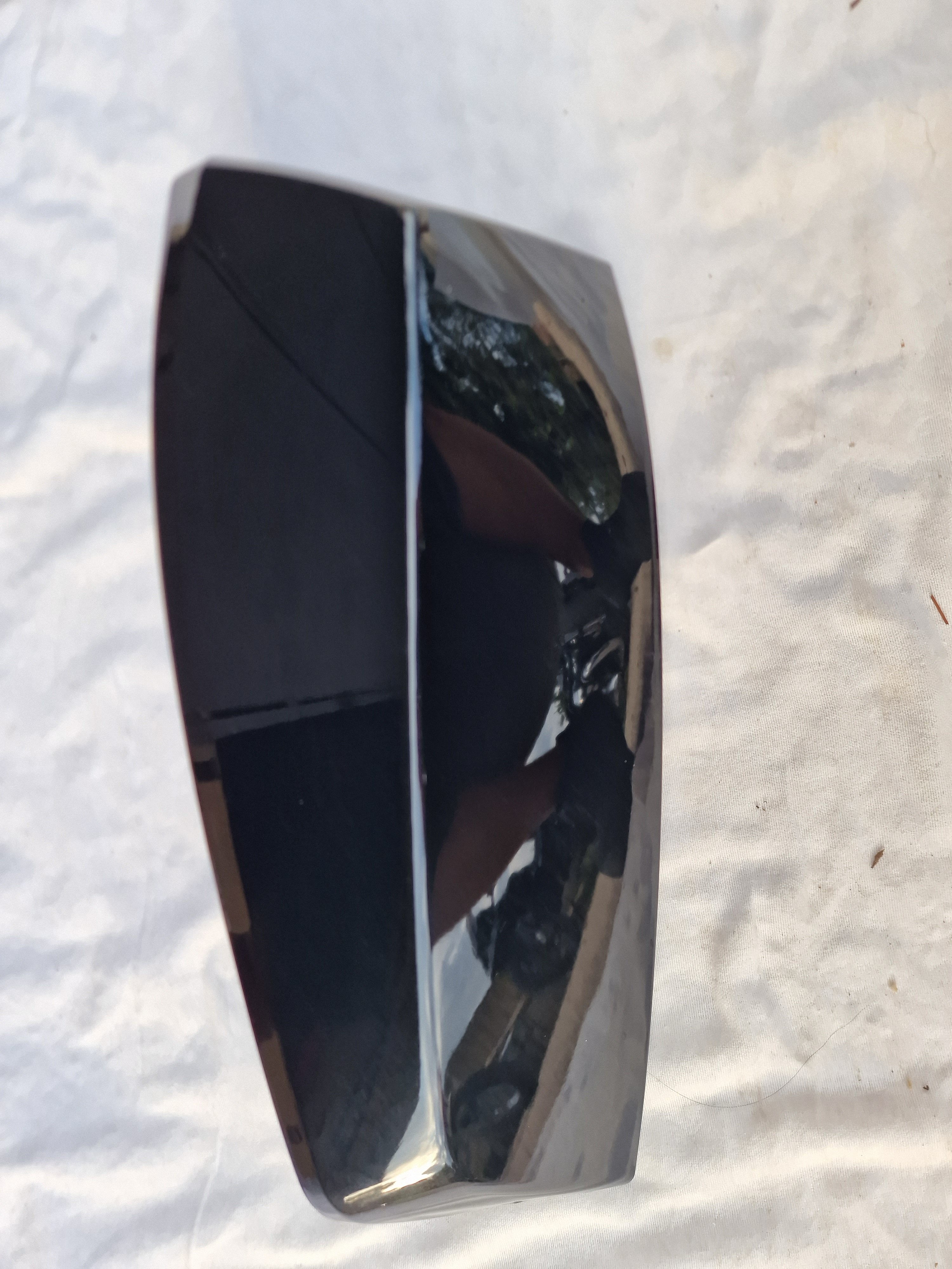 Cache couvercle gauche Saphir-black BMW C650 Sport/GT - Mirabeau Moto